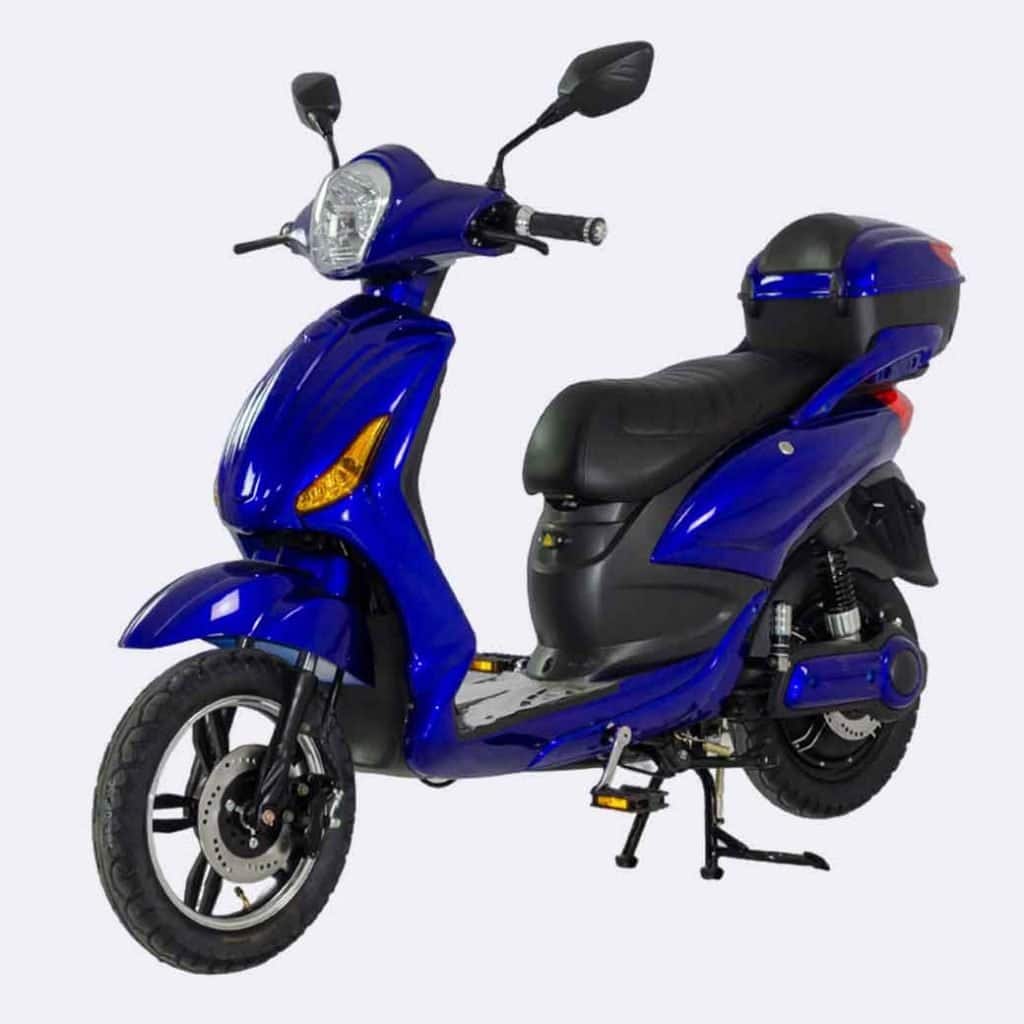 LEM-08 500W SKYWAY Electric Moped Scooter with Pedals