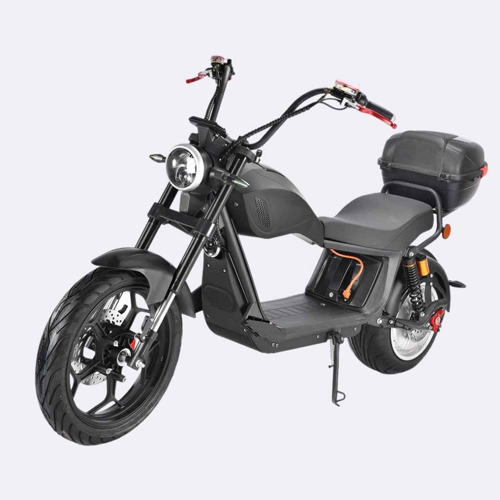 LEC-5.0 4000W Fat Tire Electric Motorcycle Harley Scooter